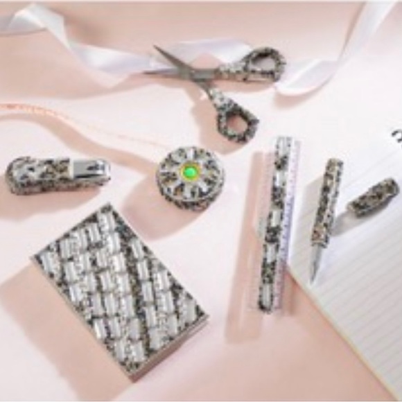 Office | Set Of 6 Bedazzled Silver Toolaccesorries Kit Posh Reseller ...